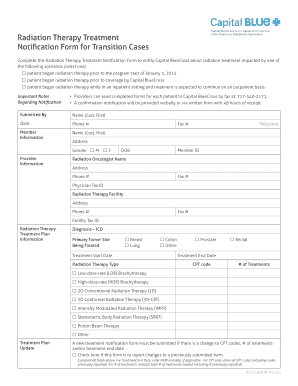 Fillable Online Notification Form for Transition Cases Fax Email Print ...