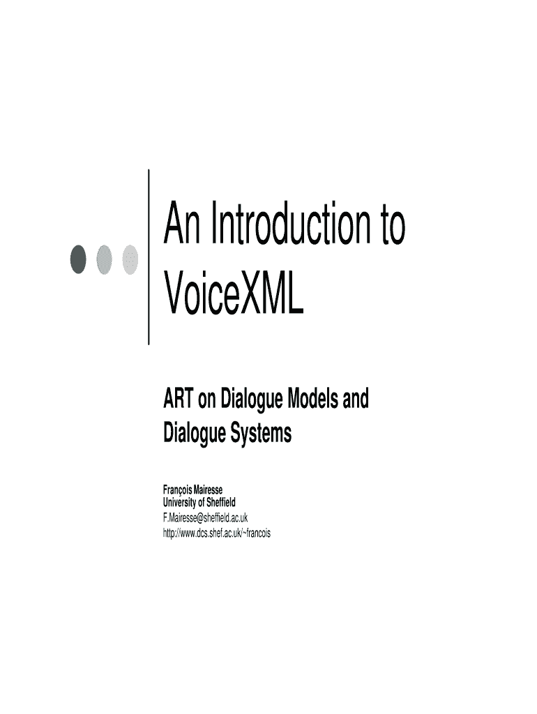Fillable Online ART on Dialogue Models and Fax Email Print - pdfFiller