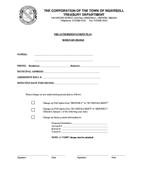 Fillable Online Notice of Change Letter.doc Fax Email Print - pdfFiller