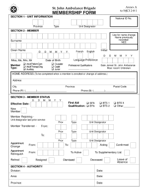 St John Registration Form - Fill Online, Printable, Fillable, Blank ...