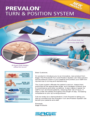 Fillable Online how to use prevalon turn and position system Fax Email ...