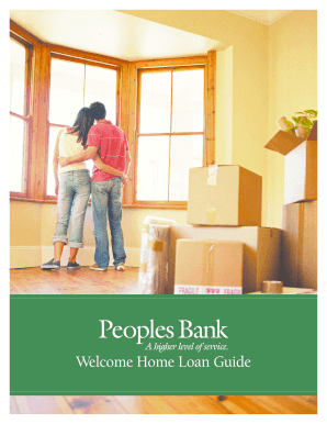 Fillable Online Welcome Home Loan Guide Fax Email Print - pdfFiller