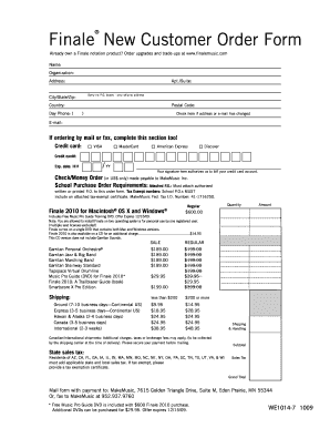 Fillable Online Already own a Finale notation product Fax Email Print ...