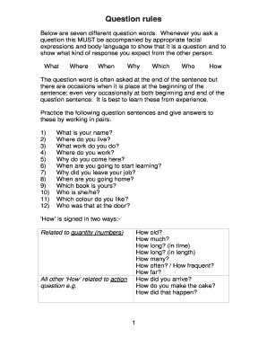 Fillable Online Question forms Fax Email Print - pdfFiller