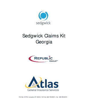 Fillable Online Sedgwick Claims Kit Georgia - UScom Fax Email Print ...