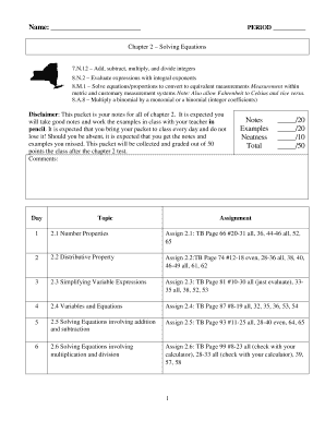 Fillable Online Chapter 2 Solving Equations Fax Email Print - pdfFiller