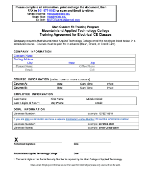 Fillable Online Swim Test Form Fax Email Print - pdfFiller