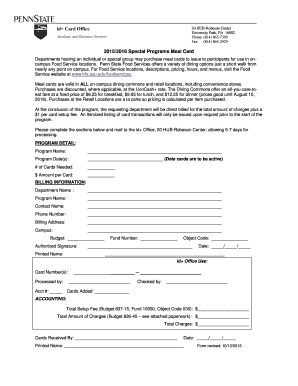 Fillable Online idcard psu Requisition form pdf - Penn State id Card - idcard psu Fax Email ...