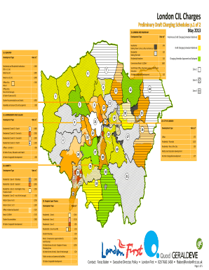 Fillable Online London CIL Charges Preliminary Draft Charging Schedules ...