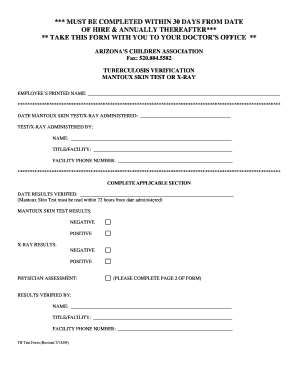 Fillable Online TB Form 2 .doc Fax Email Print - pdfFiller