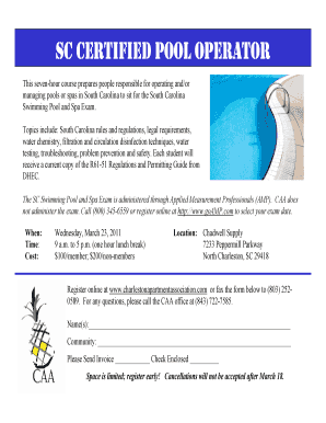 Fillable Online SC Certified Pool Operator - Ellipse Communications Inc ...