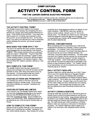 Fillable Online Forms-Activity Control Formdoc Fax Email Print - pdfFiller