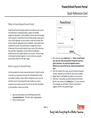 Fillable Online PowerSchool Parent Portal gives parents and students access to realtime ...
