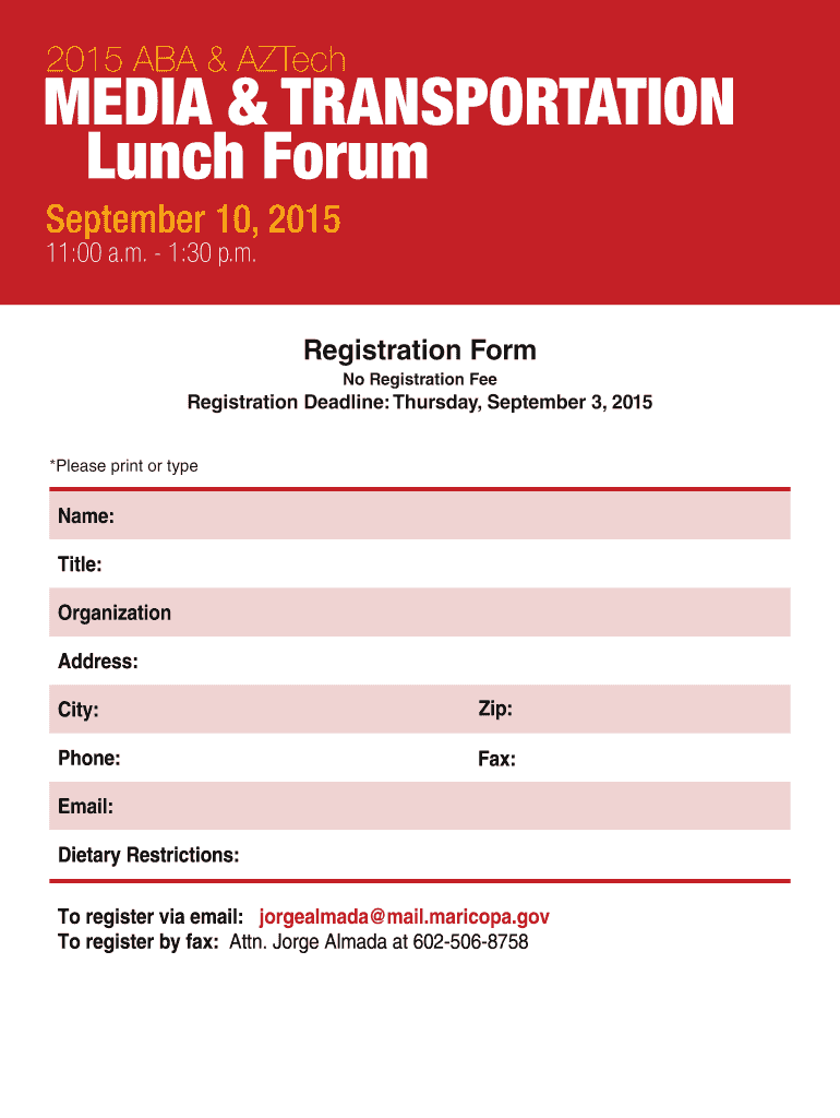 Fillable Online azbroadcasters 2015 ABA amp AZTech MEDIA amp ...