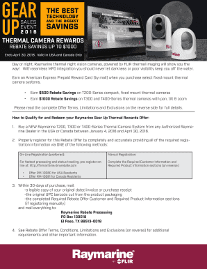 Fillable Online Day or night, Raymarine thermal night vision cameras ...