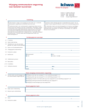 Invulbaar Online diensten kiwa Met dit formulier vraagt u een wijziging ...