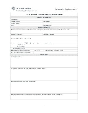 Fillable Online new-simulation-course-request.docx Fax Email Print ...