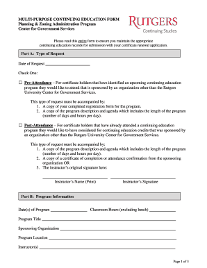 Fillable Online njpo Continuing Ed Form - NJPO Fax Email Print - pdfFiller