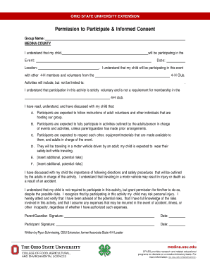 Fillable Online Generic Permission Form.docx Fax Email Print - pdfFiller