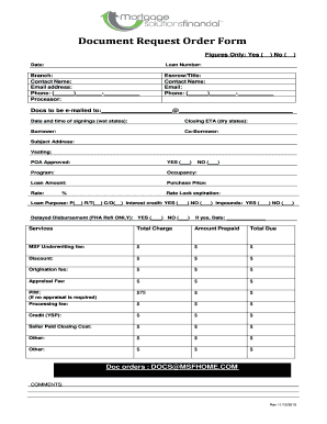 Fillable Online Doc Order Form - msofcoinfo Fax Email Print - pdfFiller