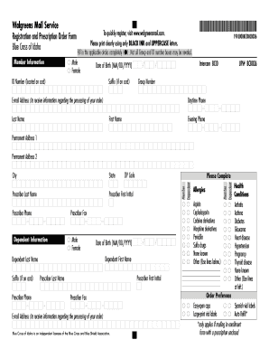 Fillable Online 1910000BCIDBCB036 Walgreens Mail Service Fax Email ...
