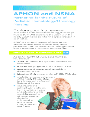 Fillable Online aphon APHON and NSNA - aphon Fax Email Print - pdfFiller