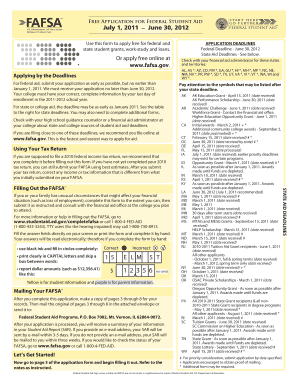 Fillable Online Federal Student Aid Fax Email Print - pdfFiller