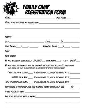Fillable Online firpoint Family Camp Registration - Fir Point Bible ...