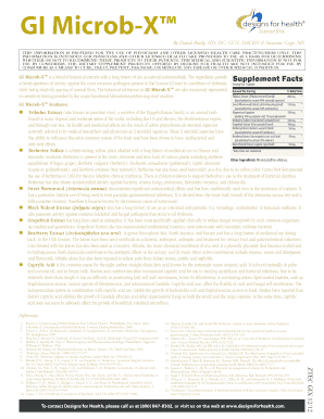 Fillable Online GI Microb-X Fax Email Print - pdfFiller