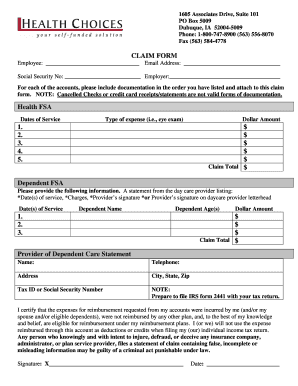 Fillable Online CLAIM FORM 1 2 - mahealthcarecom Fax Email Print - pdfFiller