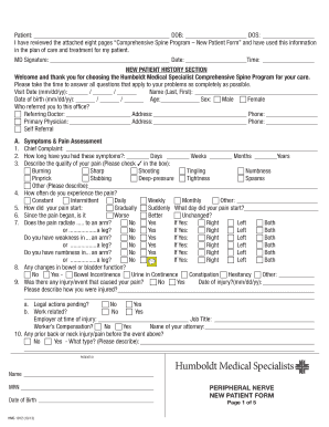Fillable Online Patient DOB DOS Fax Email Print - pdfFiller