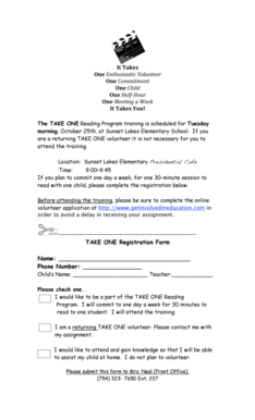 Fillable Online TAKE ONE flyer for SLE Website 2 Fax Email Print ...