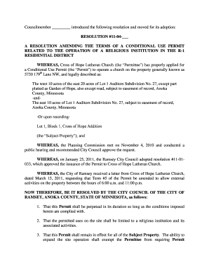Fillable Online Councilmember introduced the following resolution and ...