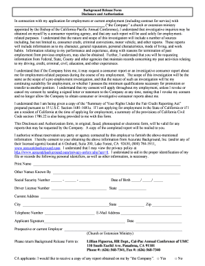 Fillable Online calpacom Background Check Release Form - Cal-Pac Board of Ordained - calpacom ...