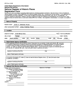 Fillable Online hpo ncdcr Nathaniel Jones Jr House - North Carolina ...