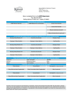Fillable Online Return completed form to the HIPPS Department Fax 785 ...
