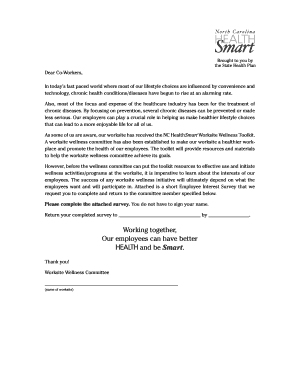 Fillable Online Working together Our employees can have better HEALTH ...