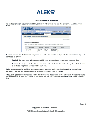 Fillable Online Creating a Homework Assignment Fax Email Print - pdfFiller