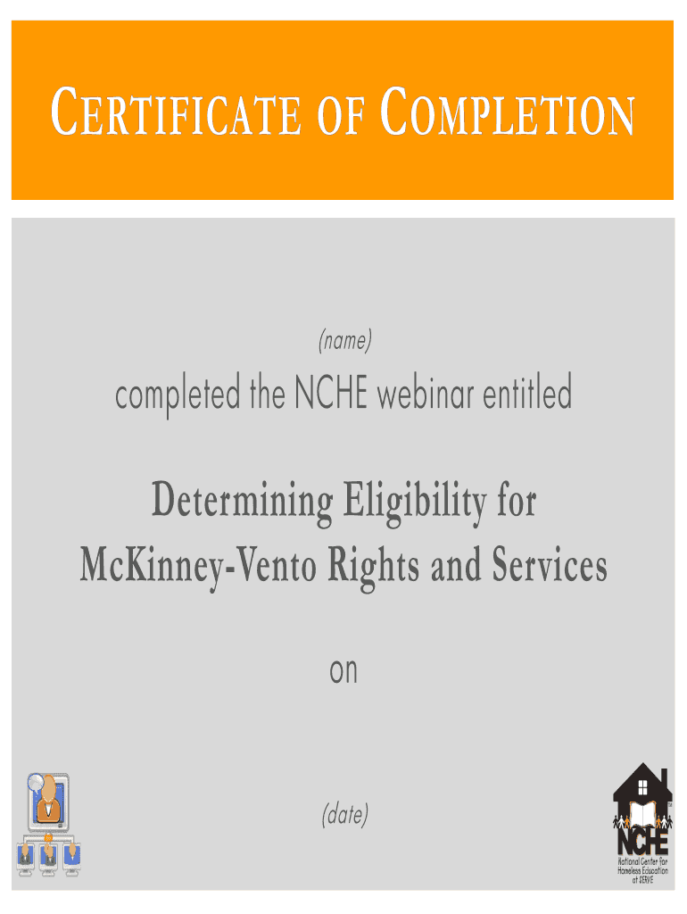 Fillable Online center serve Determining Eligibility for McKinney- Vento Rights and Fax Email ...
