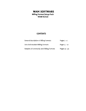 Fillable Online WAM-Scale Bill Formats for pdf Fax Email Print - pdfFiller