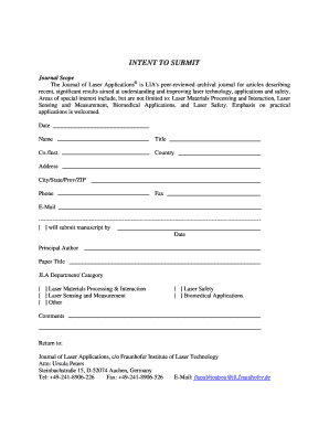 Fillable Online lia Journal Scope - lia Fax Email Print - pdfFiller