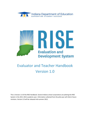 Fillable Online tntp Indiana Teacher Effectiveness Rubric 10 PILOT ...