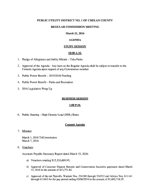 Fillable Online chelanpud PUBLIC UTILITY DISTRICT NO 1 OF CHELAN COUNTY ...