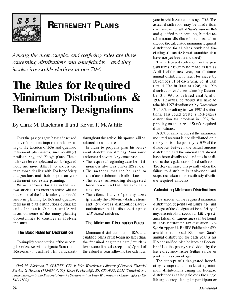 Fillable Online Among the most complex and confusing rules are those ...