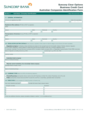 Fillable Online 11 GENERAL INFORMATION - Suncorp Bank Fax Email Print - pdfFiller