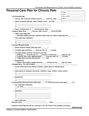 Fillable Online Assessment and Management of Chronic Pain Guideline ...
