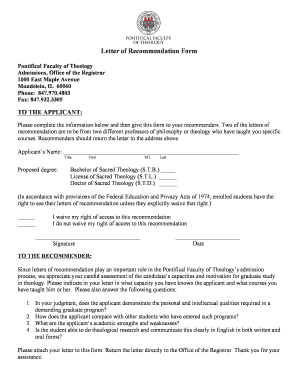 Fillable Online usml Letter of Recommendation form STL 17June2014 ...