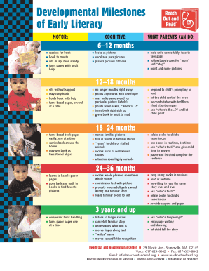 Fillable Online of Early Literacy Fax Email Print - pdfFiller