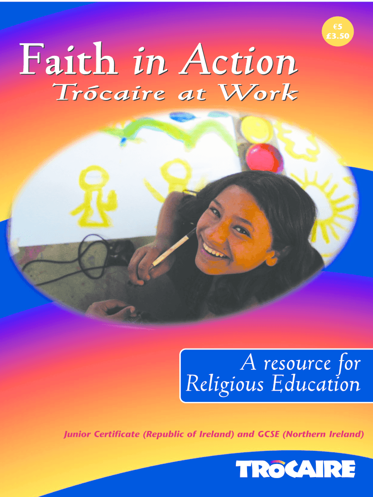 Fillable Online trocaire Trcaire at Work - trocaire Fax Email Print ...