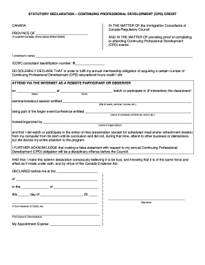 18 Printable statutory declaration form immigration Templates ...